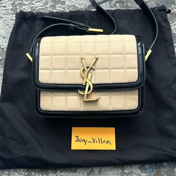 Yves Saint Laurent | Bags | Ysl Saint Laurent Small Solferino Suede New ...